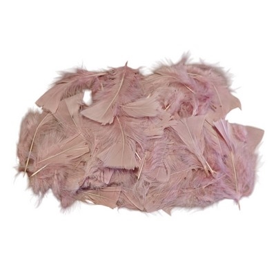 Gammel rosa deco fjer – Perfekte til påskedekorationer